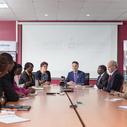 Board Chair David De Ferranti meets with Nutrition International ...