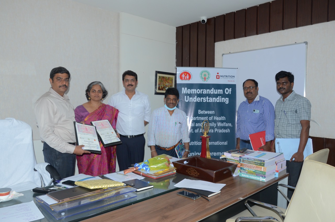 Government of Andhra Pradesh and Nutrition International join hands to ...